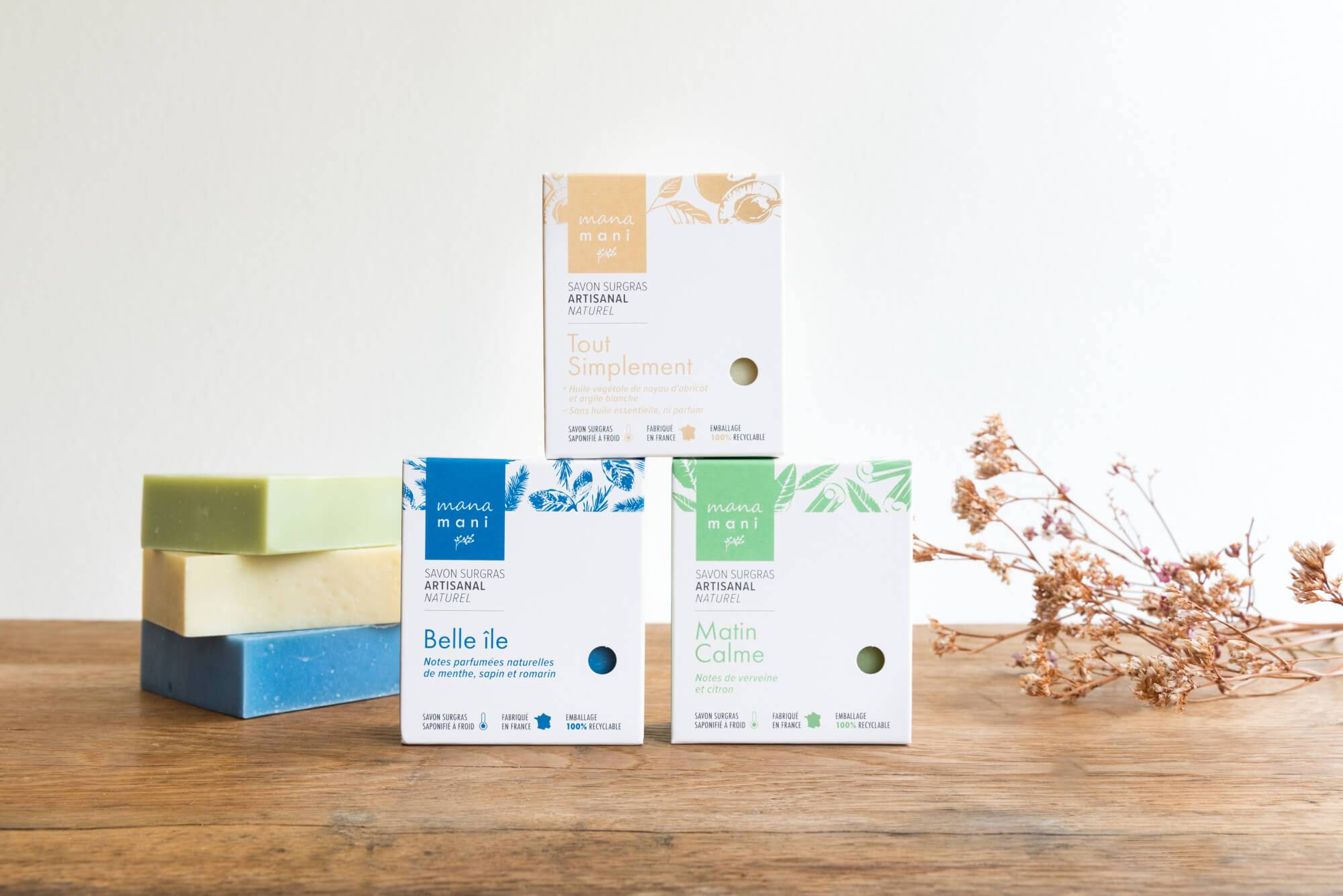 Coffret 3 savons solides - ManaMani